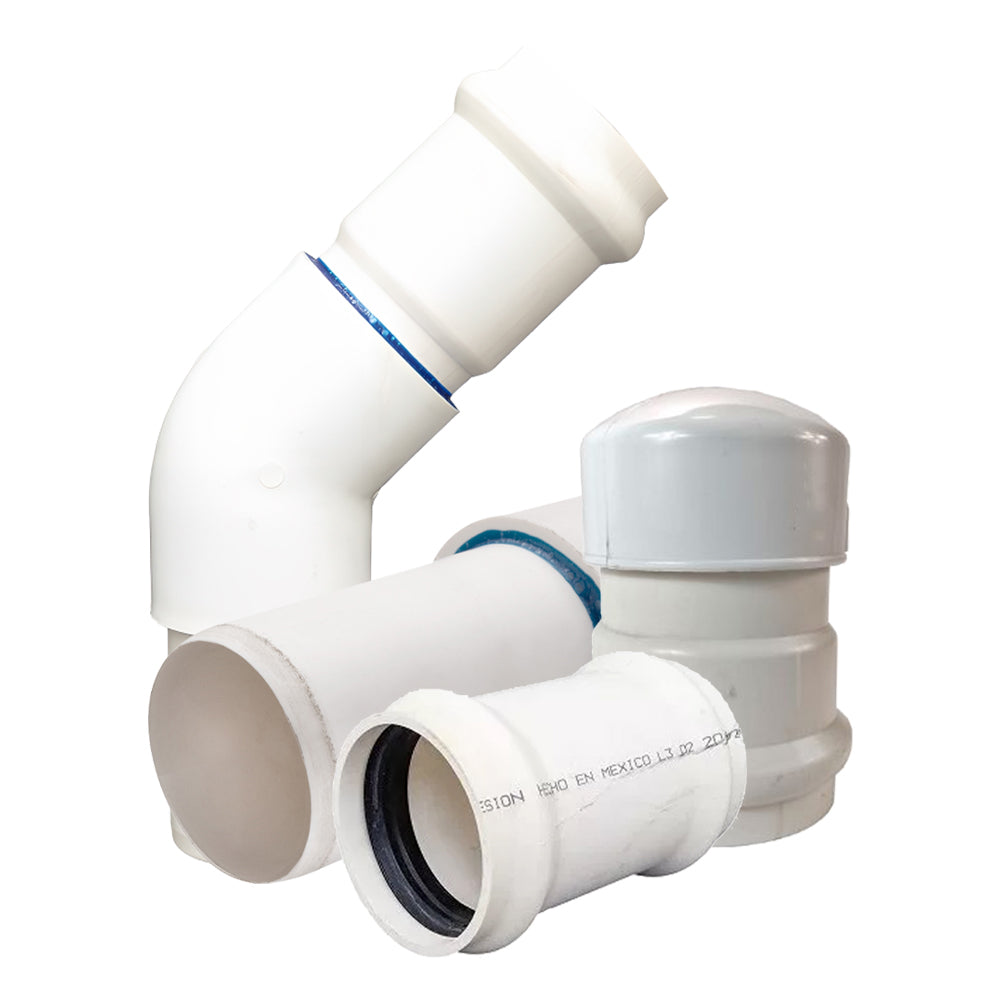 Conexiones PVC Hidráulico: Uniones fuertes para agua potable | Plomosa